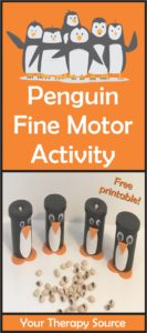 Penguin Fine Motor Activity - Free Printable Activity Pages - Your ...