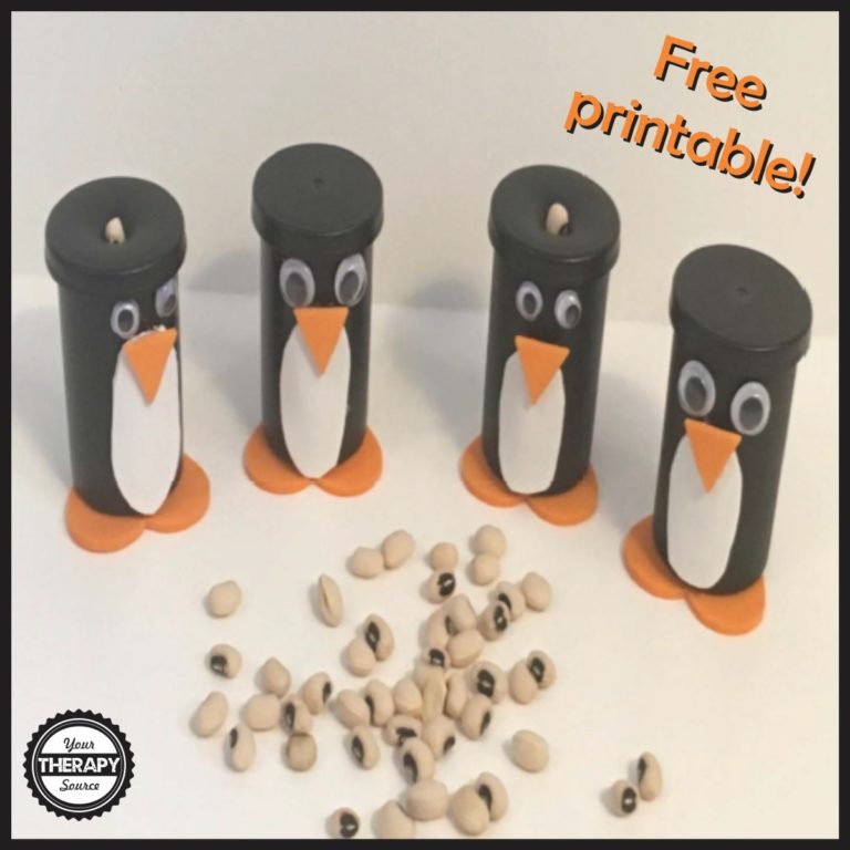 Penguin Fine Motor Activity - Free Printable Activity Pages - Your ...