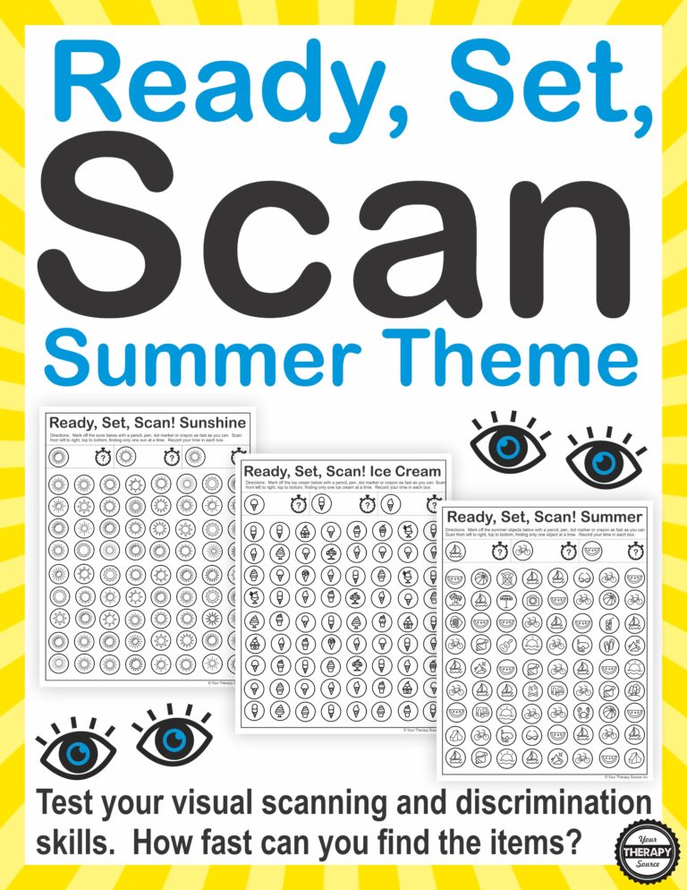 Summer Visual Scanning Activity - How Fast Can You Find It? - Your ...
