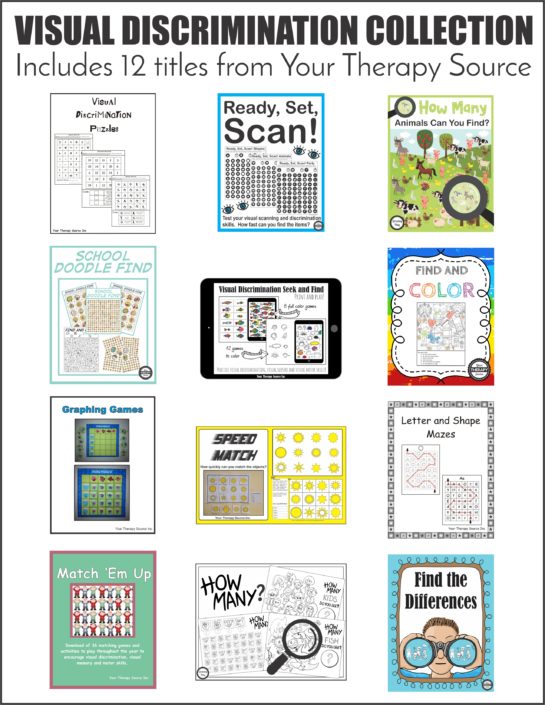 Visual Discrimination Activities for Children - Your Therapy Source