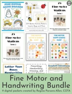 Fine Motor and Handwriting Bundle - Your Therapy Source