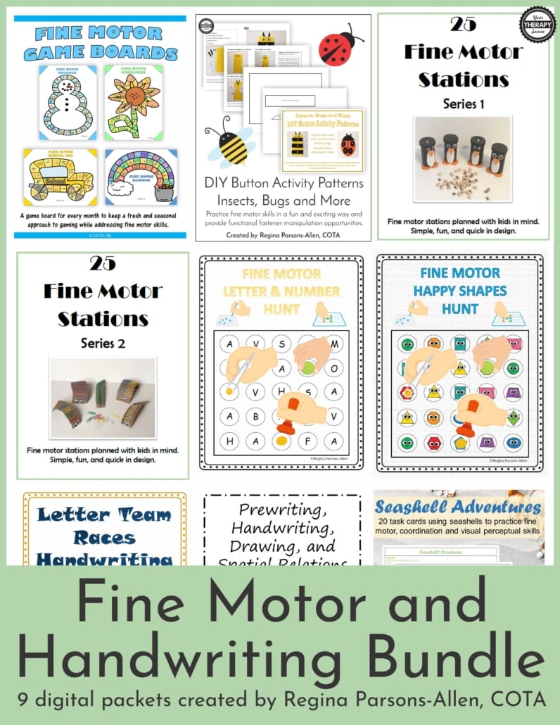 Fine Motor and Handwriting Bundle - Your Therapy Source