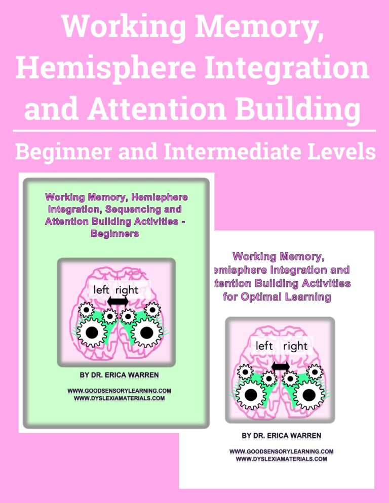 Working Memory Practice Exercise - Your Therapy Source