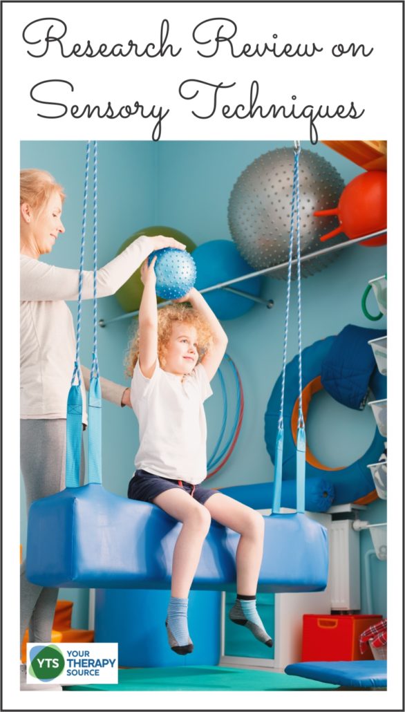 Research Review on Sensory Techniques - Your Therapy Source