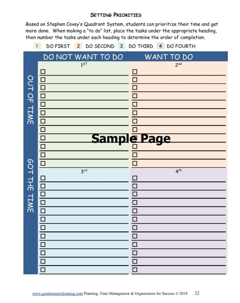 Planning, Time Management, and Organization Skills Bundle - Your ...