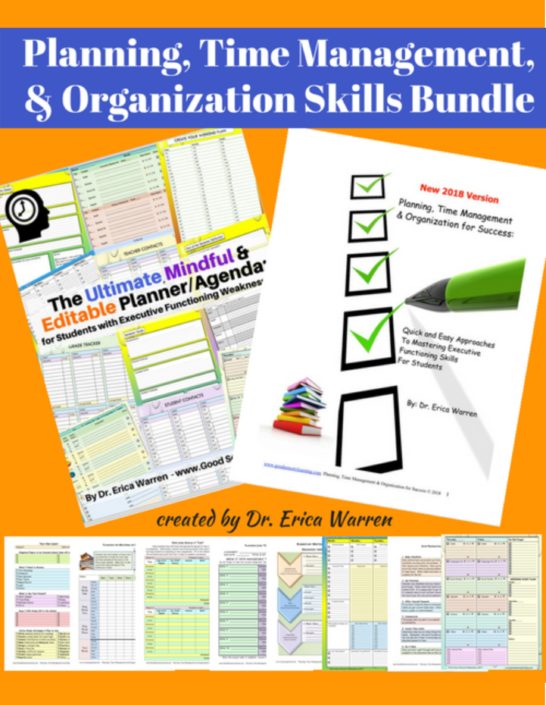 Planning, Time Management, and Organization Skills Bundle - Your ...