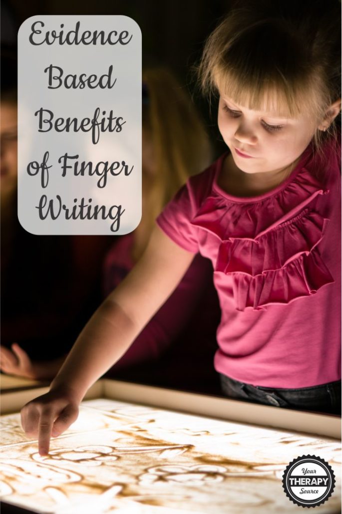 Evidence Based Benefits of Finger Writing - Your Therapy Source