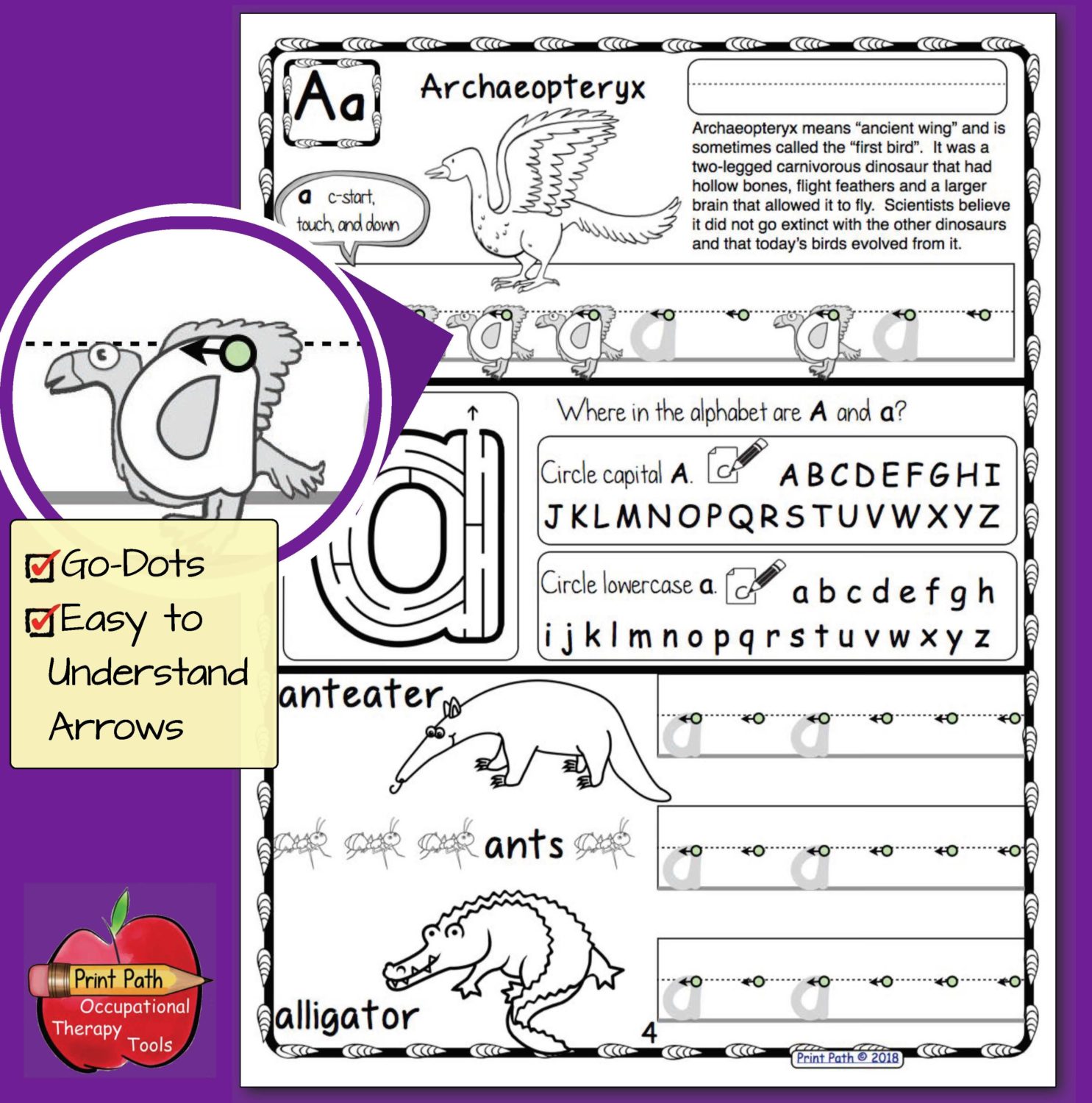 Dinosaur Handwriting Practice - Dino-Mite Handwriting - Your Therapy Source