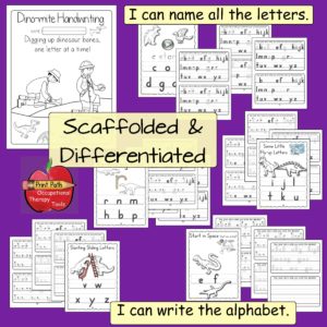 Dinosaur Handwriting Practice - Dino-Mite Handwriting - Your Therapy Source