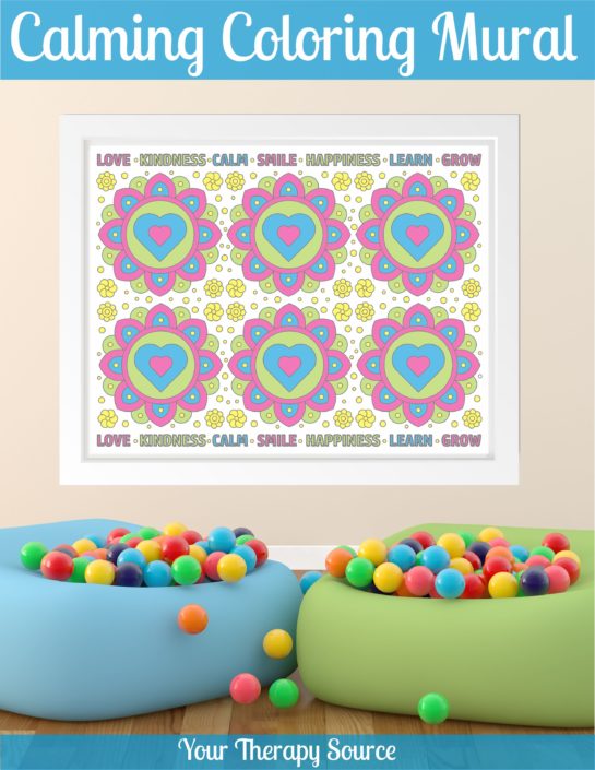 Calming Coloring Mural - Your Therapy Source