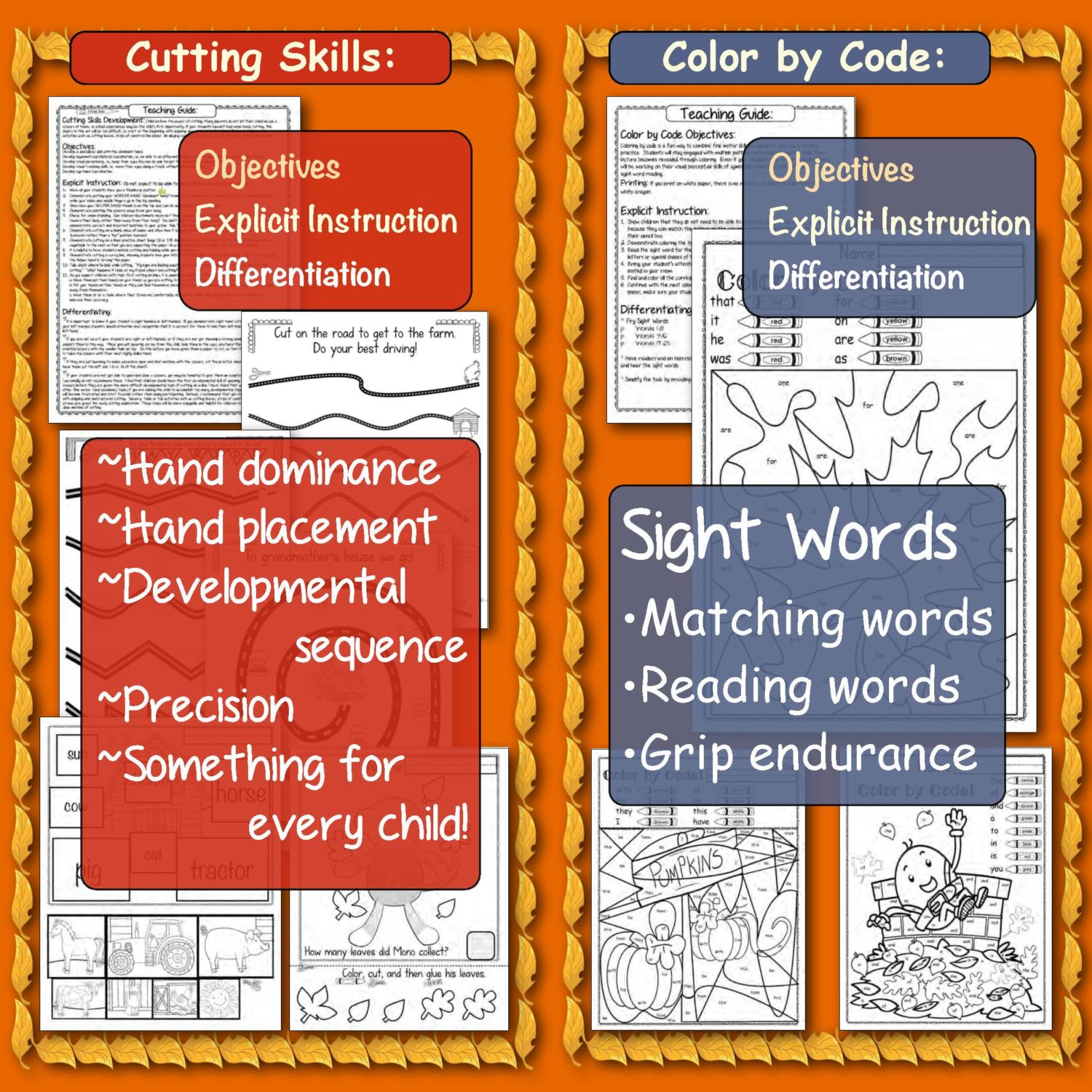 Occupational Therapy Tools: Fine-Motor, Executive Functioning - Fall ...