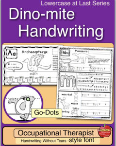 Dinosaur Handwriting Practice - Dino-Mite Handwriting - Your Therapy Source