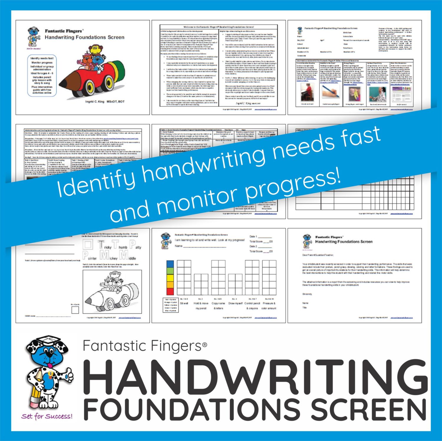 Handwriting Foundations Screen - Fantastic Fingers® - Your Therapy Source