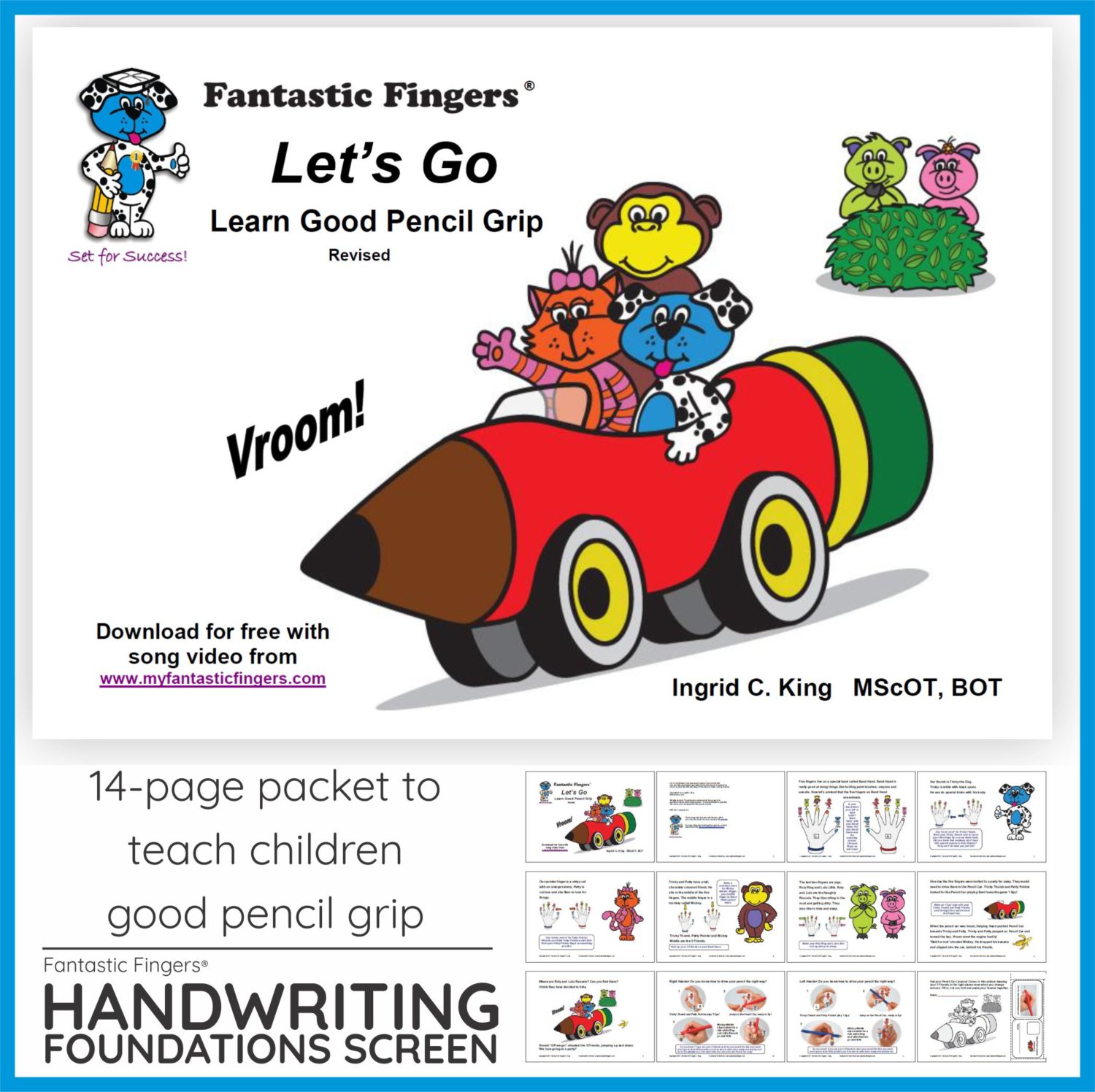 Handwriting Foundations Screen - Fantastic Fingers® - Your Therapy Source
