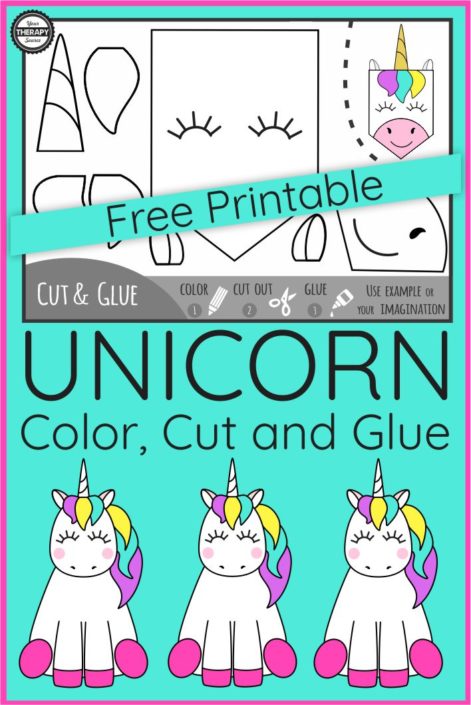 Unicorn Fine Motor Activity - Your Therapy Source