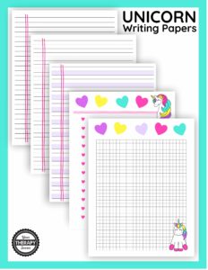 Unicorn Writing Activities with Unicorn Writing Paper (BONUS) - Your ...