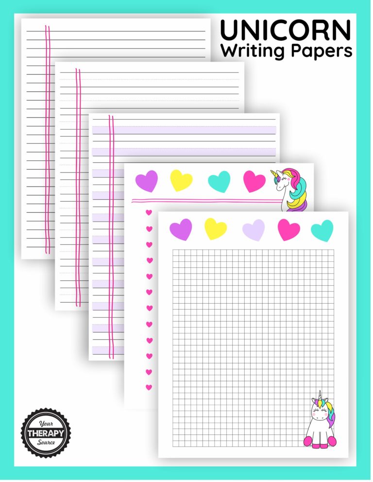 Unicorn Writing Activities with Unicorn Writing Paper (BONUS) - Your ...