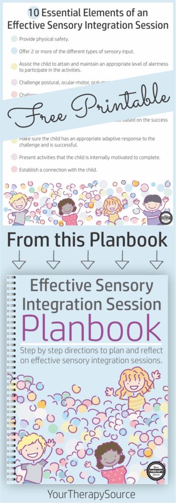 Free Poster - Strategies for Effective Sensory Integration Sessions ...