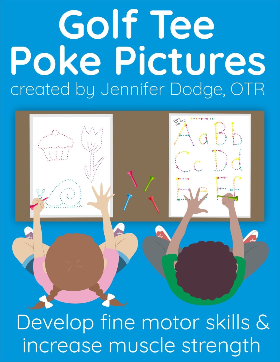 Golf Tee Poke Pictures Packet - Your Therapy Source