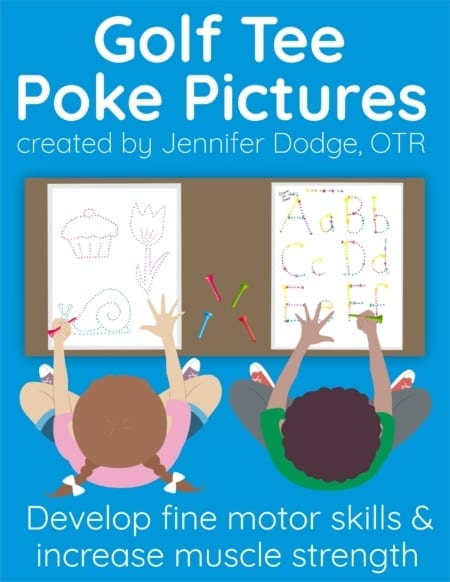 Golf Tee Poke Pictures Packet - Your Therapy Source