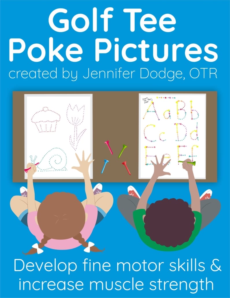 Golf Tee Poke Pictures Packet - Your Therapy Source