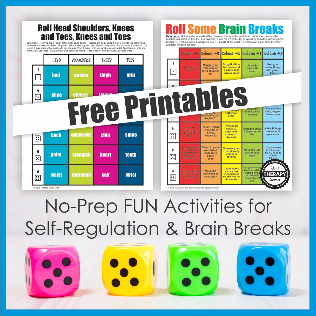 Roll Some Brain Breaks - Your Therapy Source