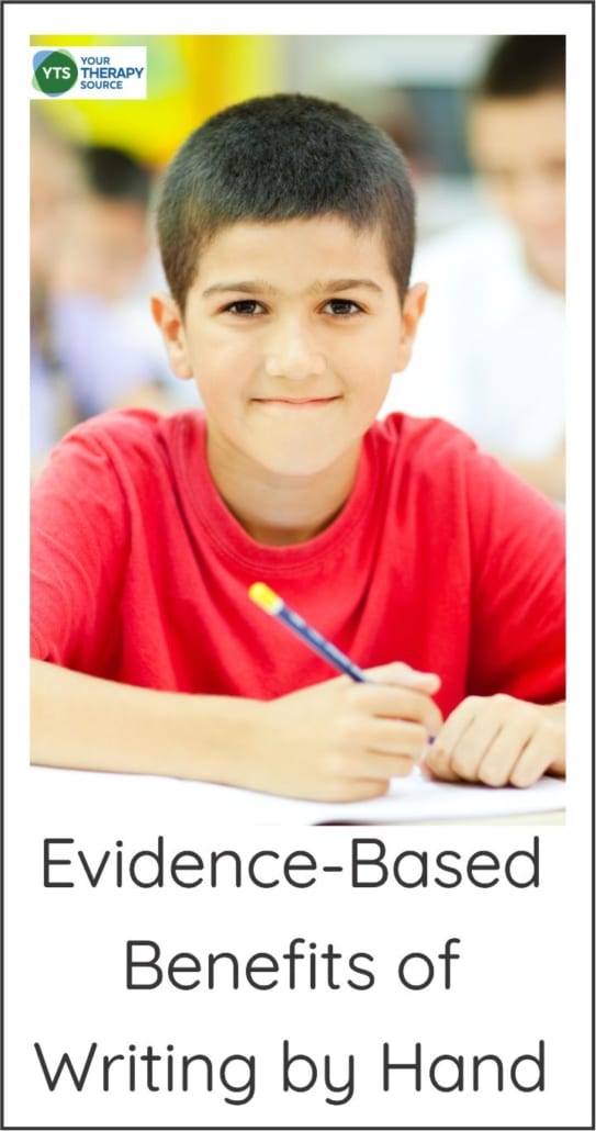 3 Evidence-Based Benefits of Writing By Hand - Your Therapy Source