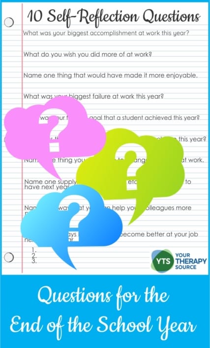 10 Self-Reflection Questions for the End of the School Year - Your ...
