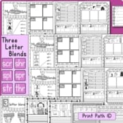 Initial Consonant Blends - Multisensory Worksheet Package - Your ...