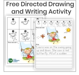 Free Directed Drawing and Writing Activity - Your Therapy Source