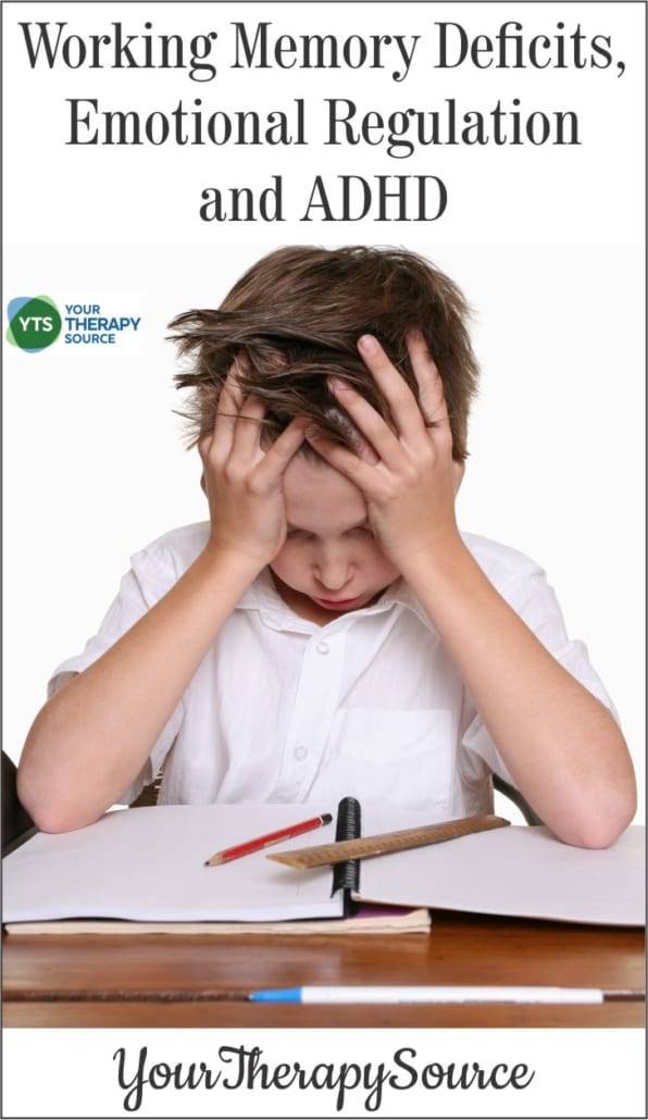 Working Memory Deficits, Emotional Regulation and ADHD - Your Therapy ...