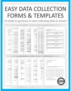 Data Collection for Special Education Templates - EASY - Your Therapy ...