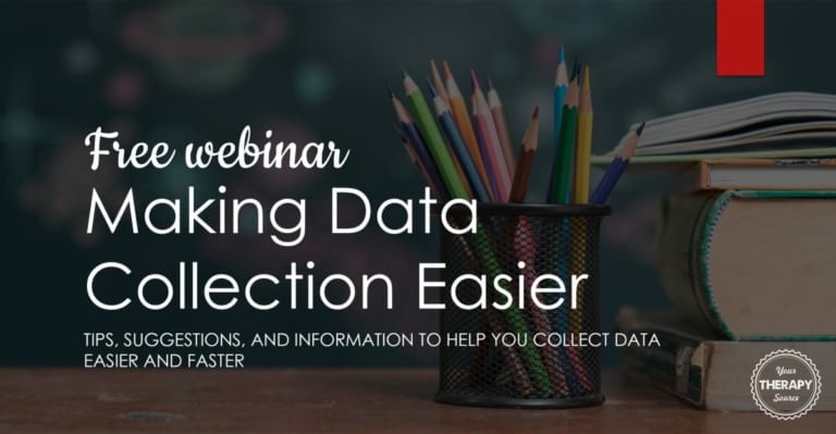 Free Webinar on Data Collection in Schools - Your Therapy Source
