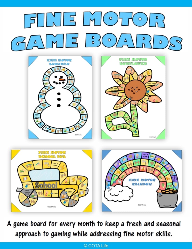 Fine Motor Board Games Your Therapy Source