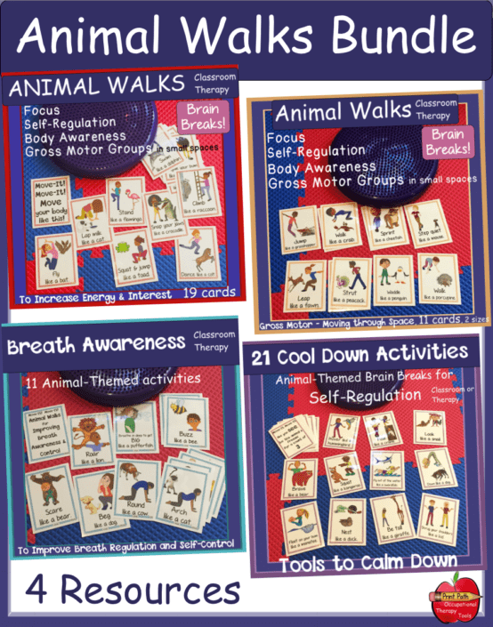 Animal Exercises for Kids - Free Printables - Your Therapy Source