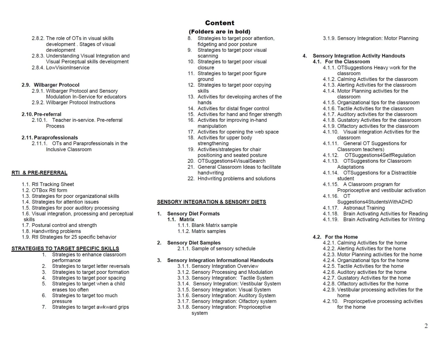 School-Based Occupational Therapy Kit - Your Therapy Source