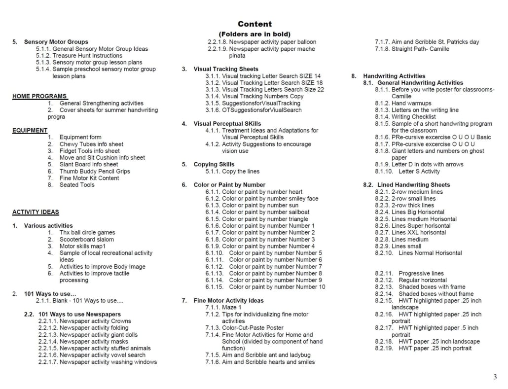 School-Based Occupational Therapy Kit - Your Therapy Source