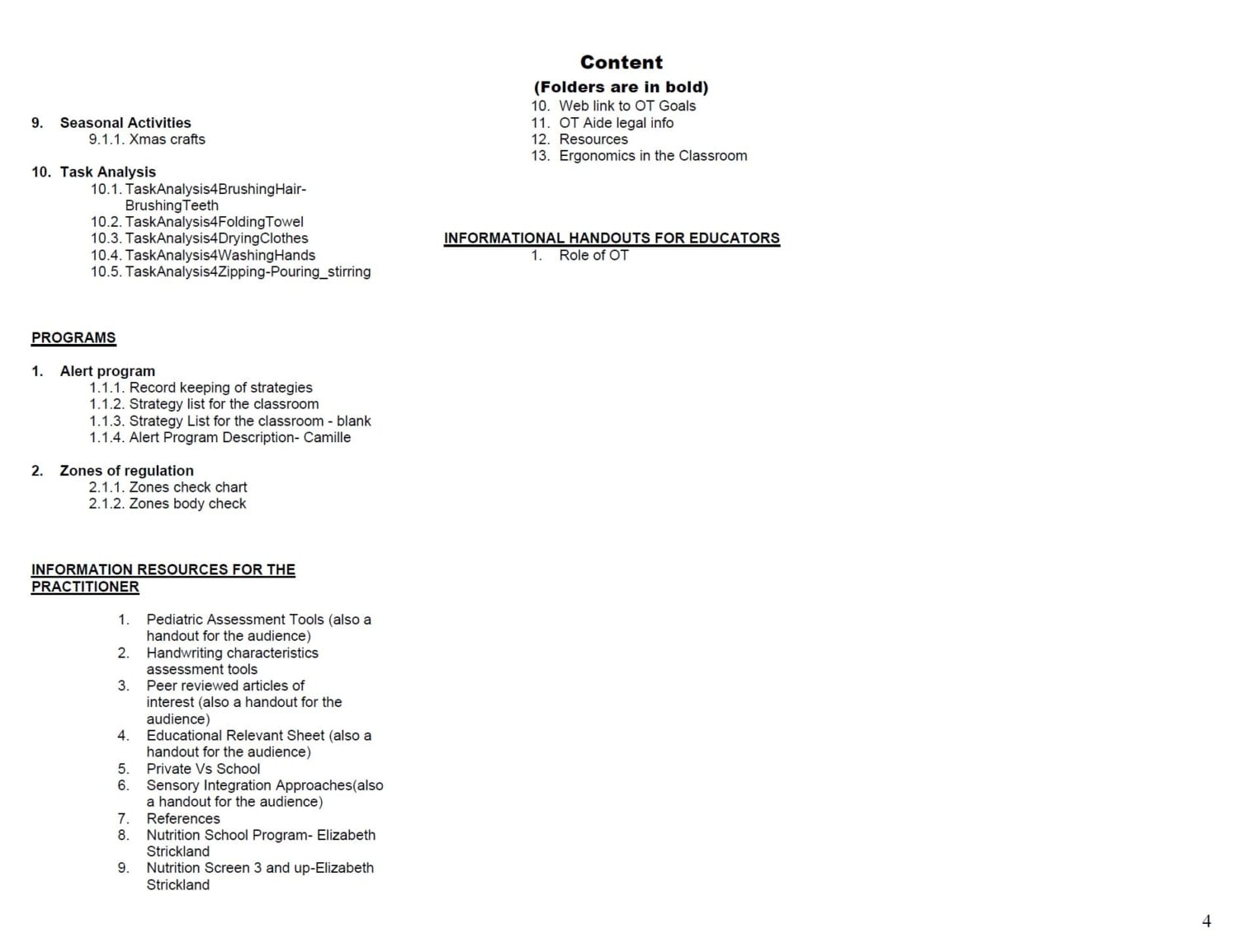 School-Based Occupational Therapy Kit - Your Therapy Source