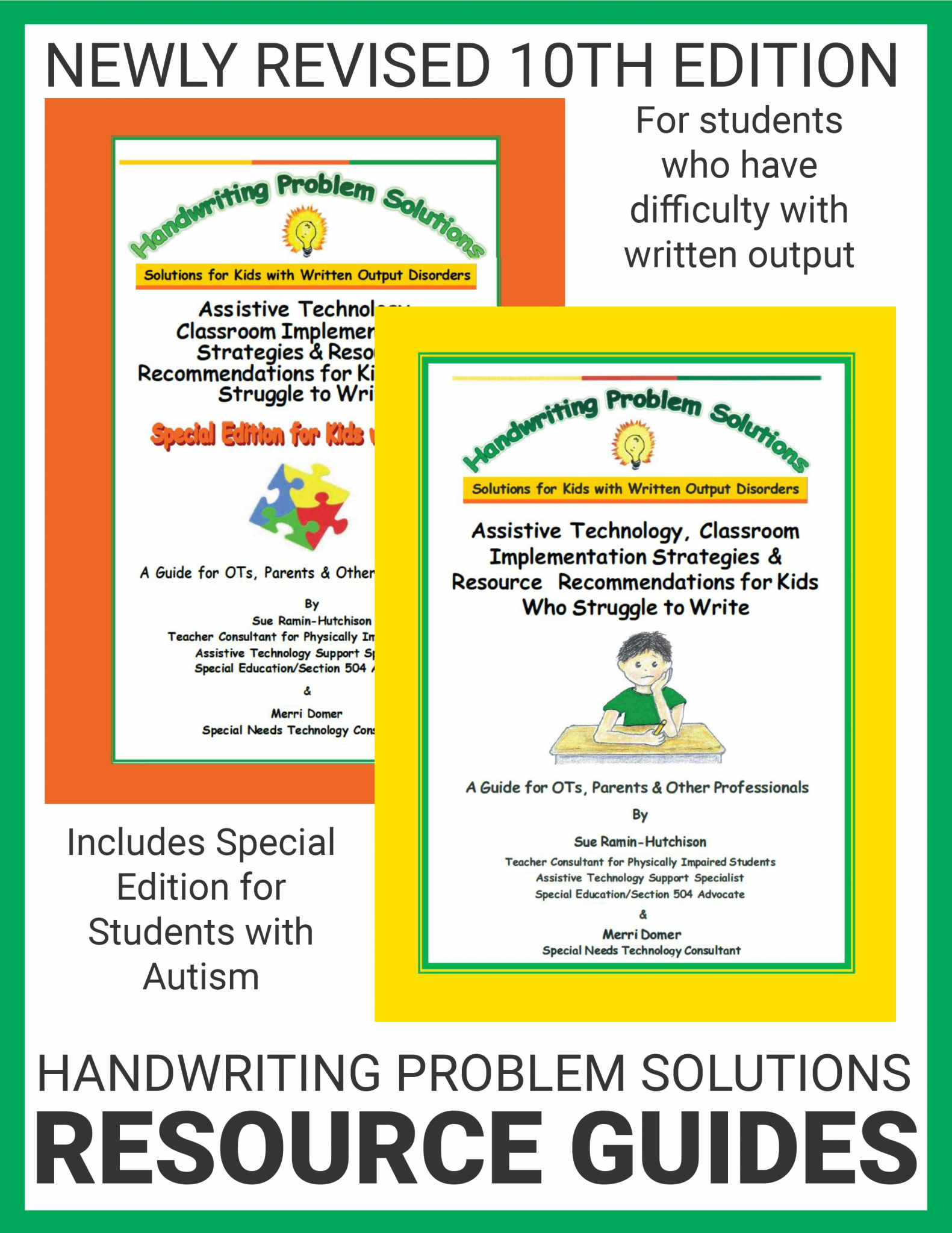 Handwriting Problem Solutions Resource Guides BUNDLE - Your Therapy Source