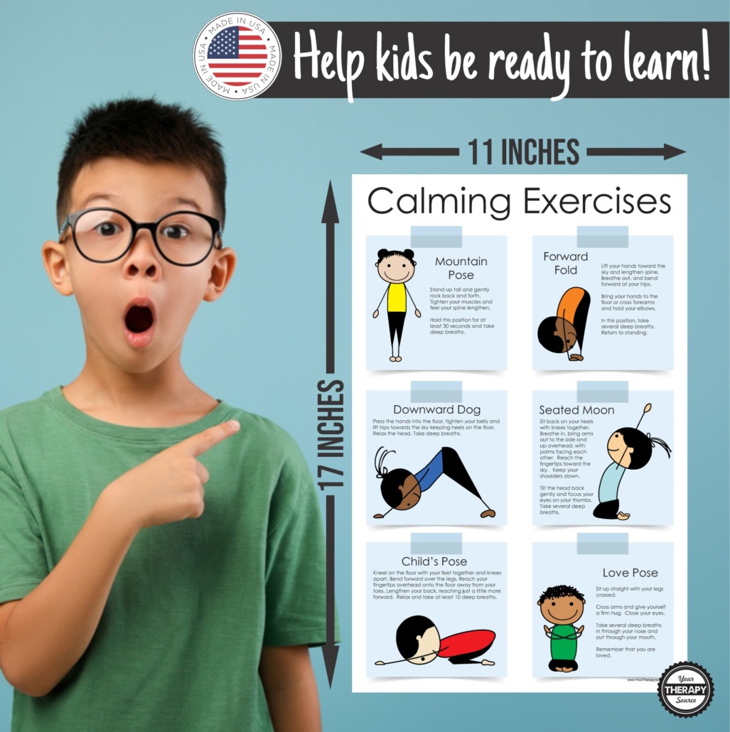 Exercise Posters for Kids - Printed - Your Therapy Source