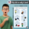 Exercise Posters for Kids - Printed - Your Therapy Source