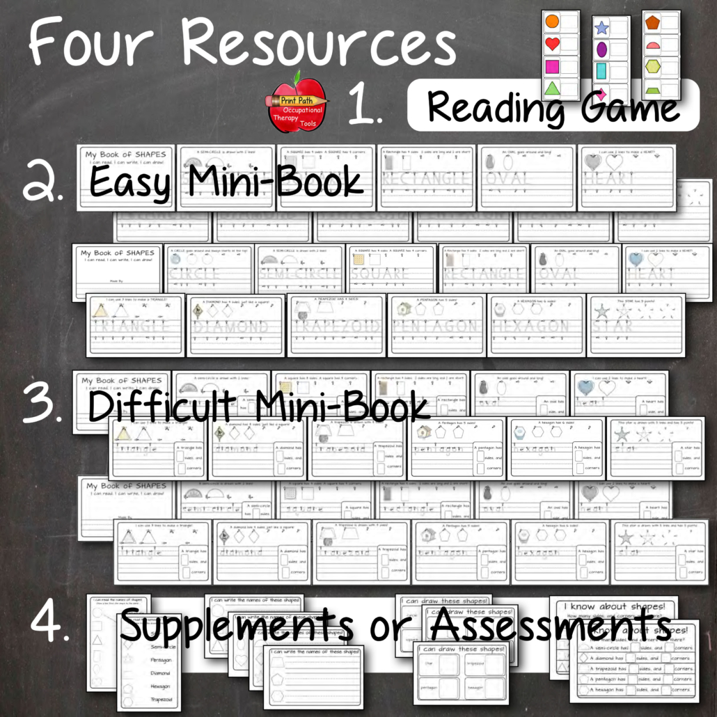 Shapes: Read Write Draw & Analyze ~ Leveled & Differentiated - Your ...