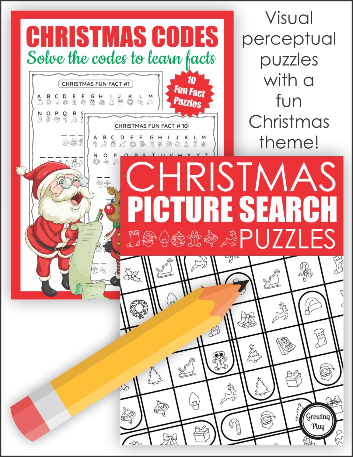Christmas Puzzlers Packet - Your Therapy Source