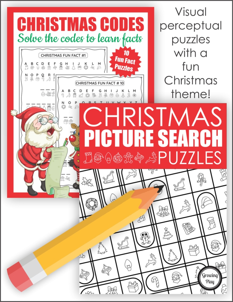 Christmas Puzzlers Packet - Your Therapy Source