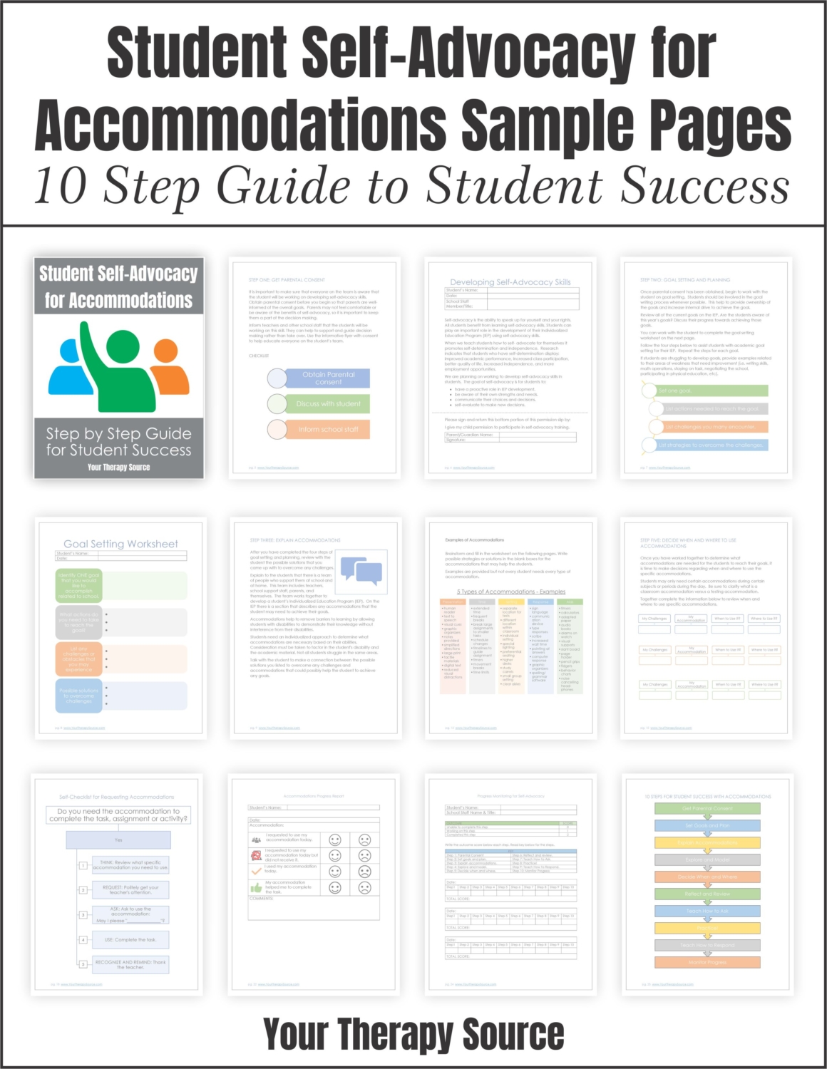 Self-Advocacy for Students - Your Therapy Source