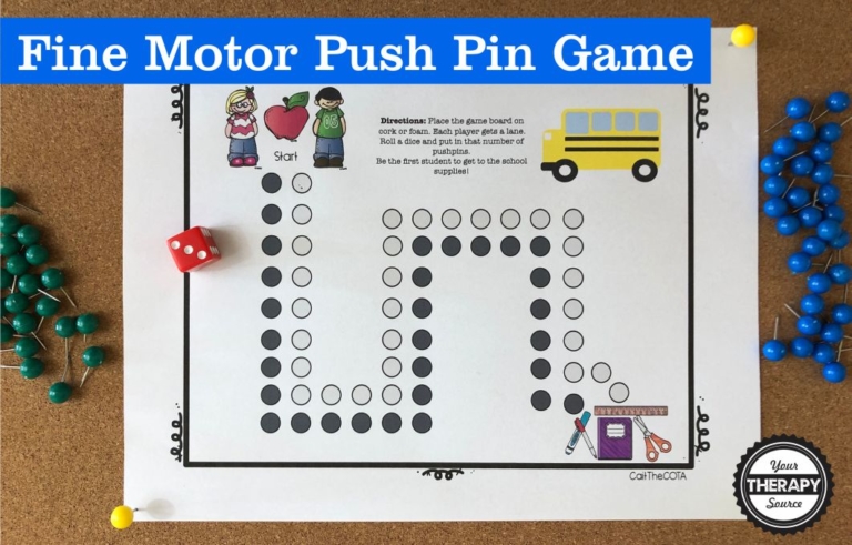 Poke Picture Free Printable Game - Your Therapy Source