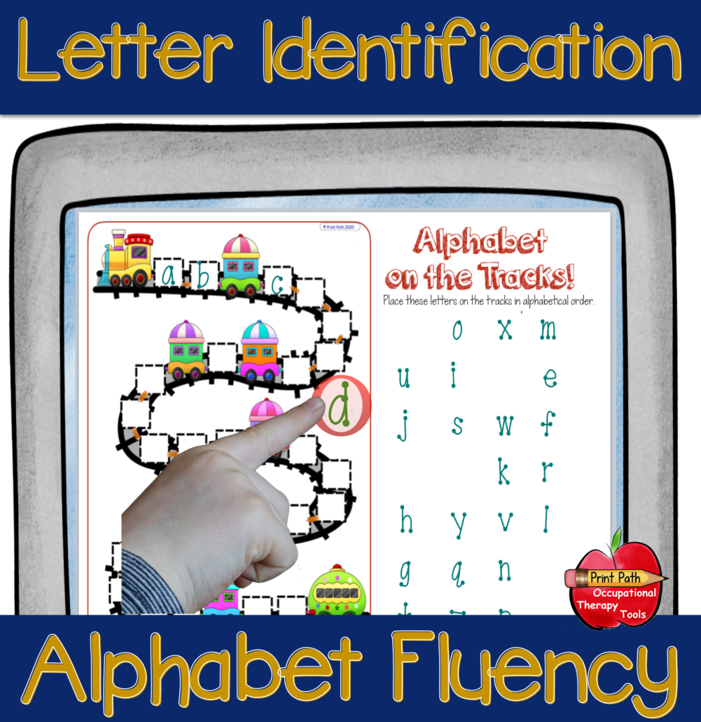INTERACTIVE Teletherapy/ Distance Learning Alphabet Tasks: Visual-motor ...