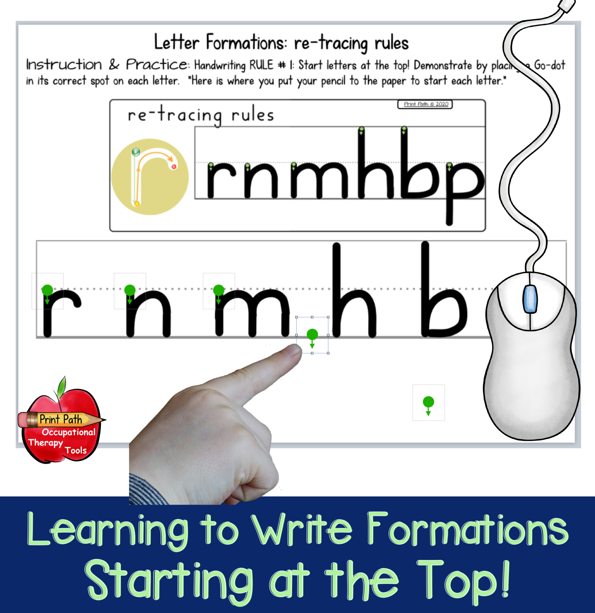 INTERACTIVE Teletherapy / Distance Learning Handwriting Skills - Your ...