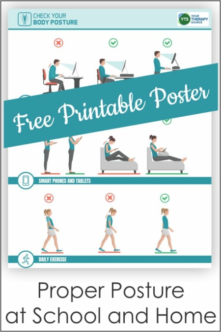 How to Maintain Good Posture at School and Home - Your Therapy Source