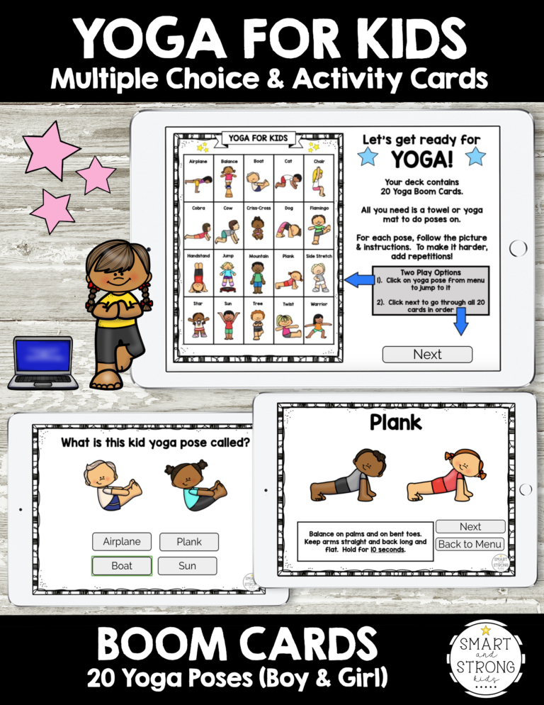 Boom Cards: Yoga for Kids - Your Therapy Source